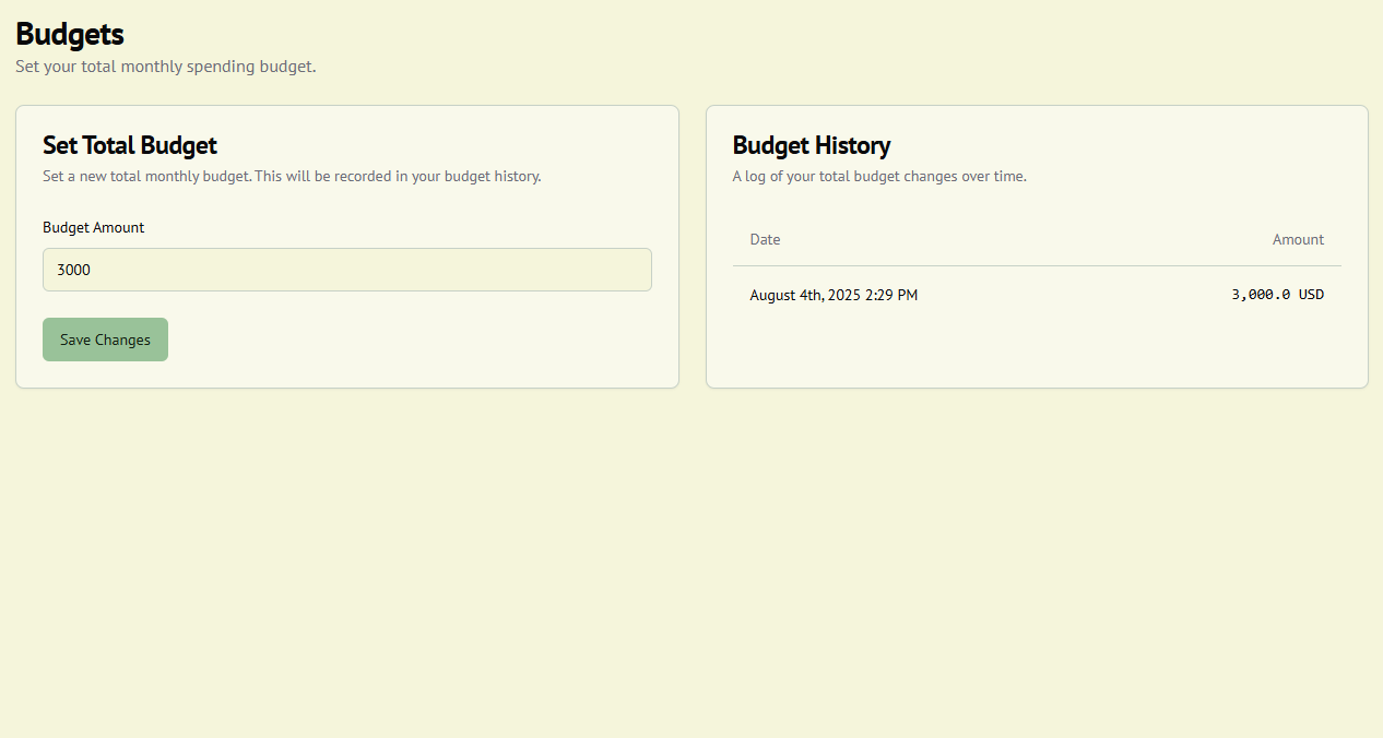 Simple Money Tracker